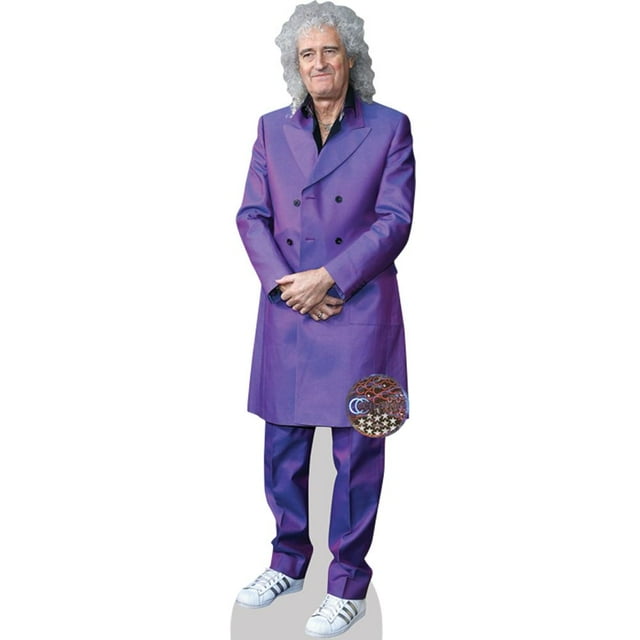Brian May (Purple Suit) Lifesize Cardboard Cutout Standee - Walmart.com