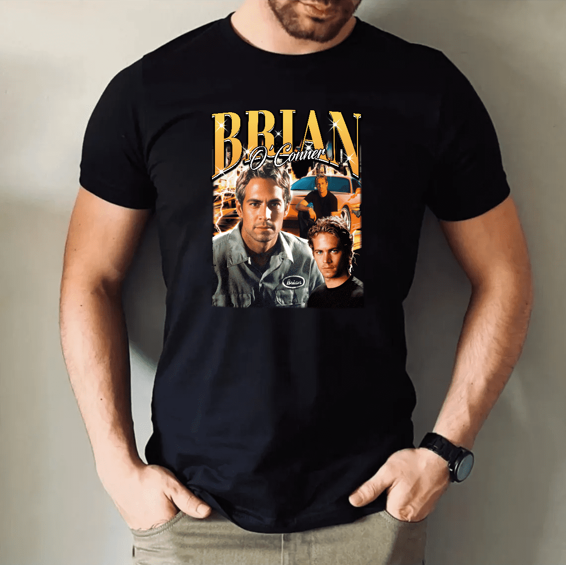 Brian O'Conner Fast & Furious Paul Walker Tribute Unisex Tee, for men ...