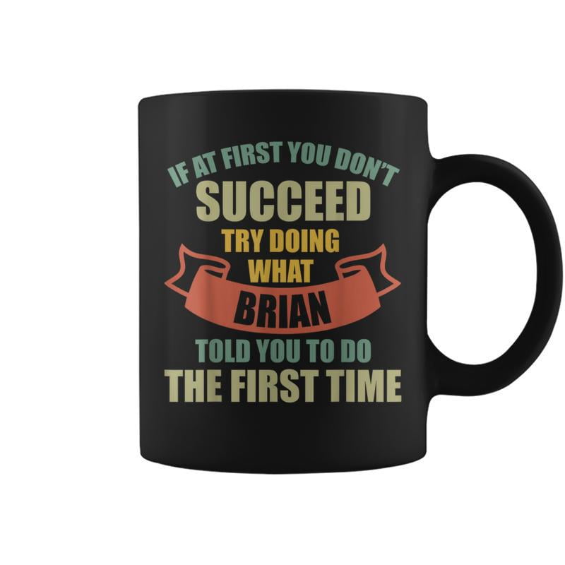 Brian Personalized Name Brian First Name Coffee Mugs - Walmart.com