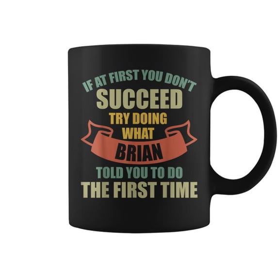 Brian Personalized Name Brian First Name Coffee Mugs - Walmart.com