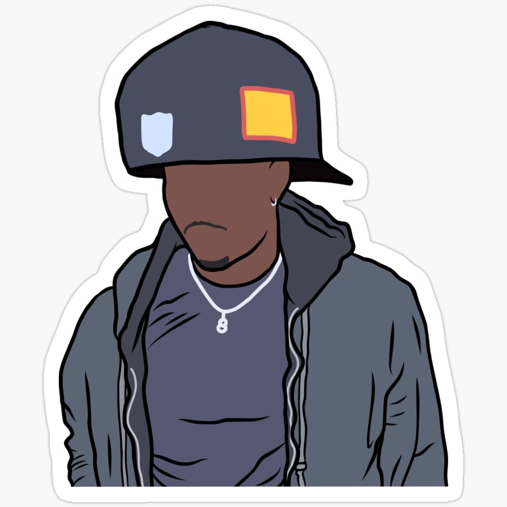 Brian Robinson Jr. Big Hat Sticker Phone Decal Water Bottle Stickers ...