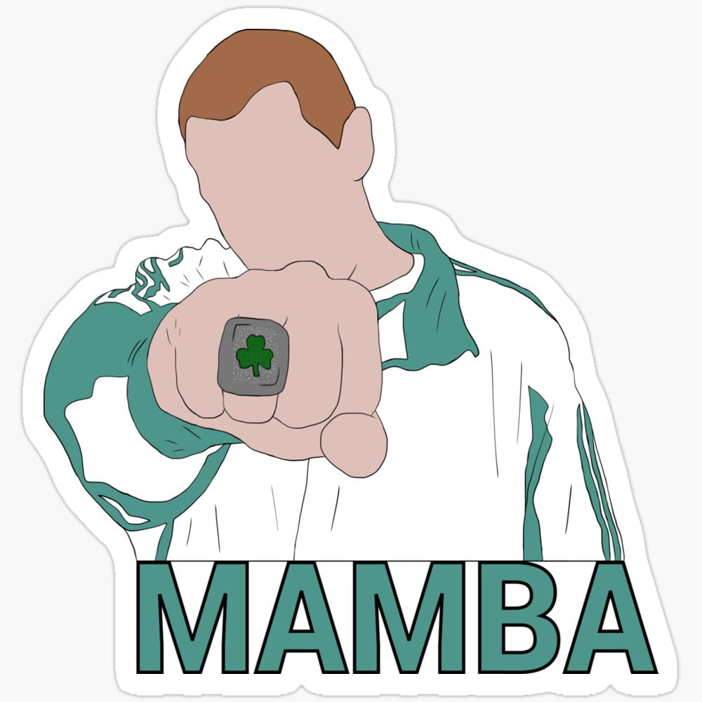 Brian Scalabrine, "The White Mamba" Sticker Phone Decal Water Bottle ...