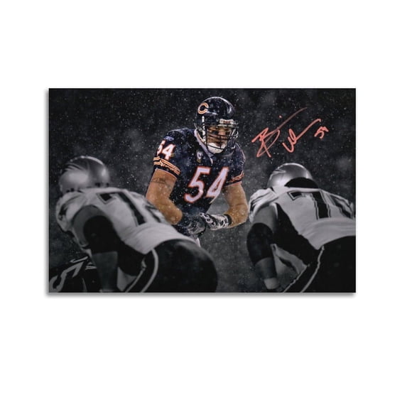 Brian Urlacher Rugby Player Handsome Poster Poster Album Cover Posters ...