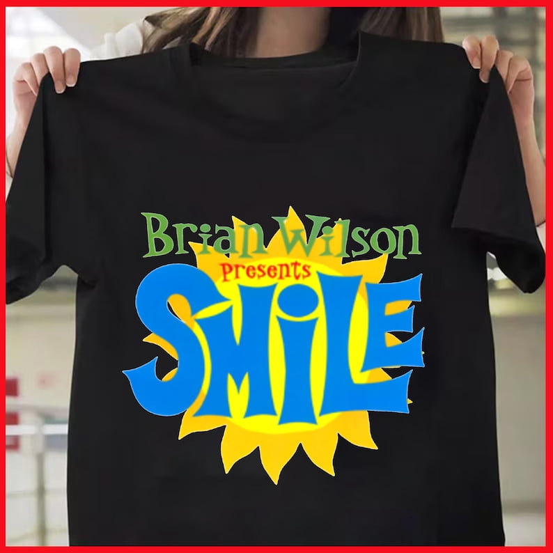 Brian Wilson Smile Tee, Brian Wilson 1942 - 2025 Thank You For The ...