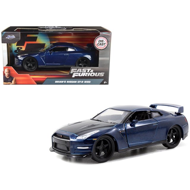 Jada Brian's Nissan GT-R R35 Blue Fast & Furious 7 Movie 1/32 Diecast ...