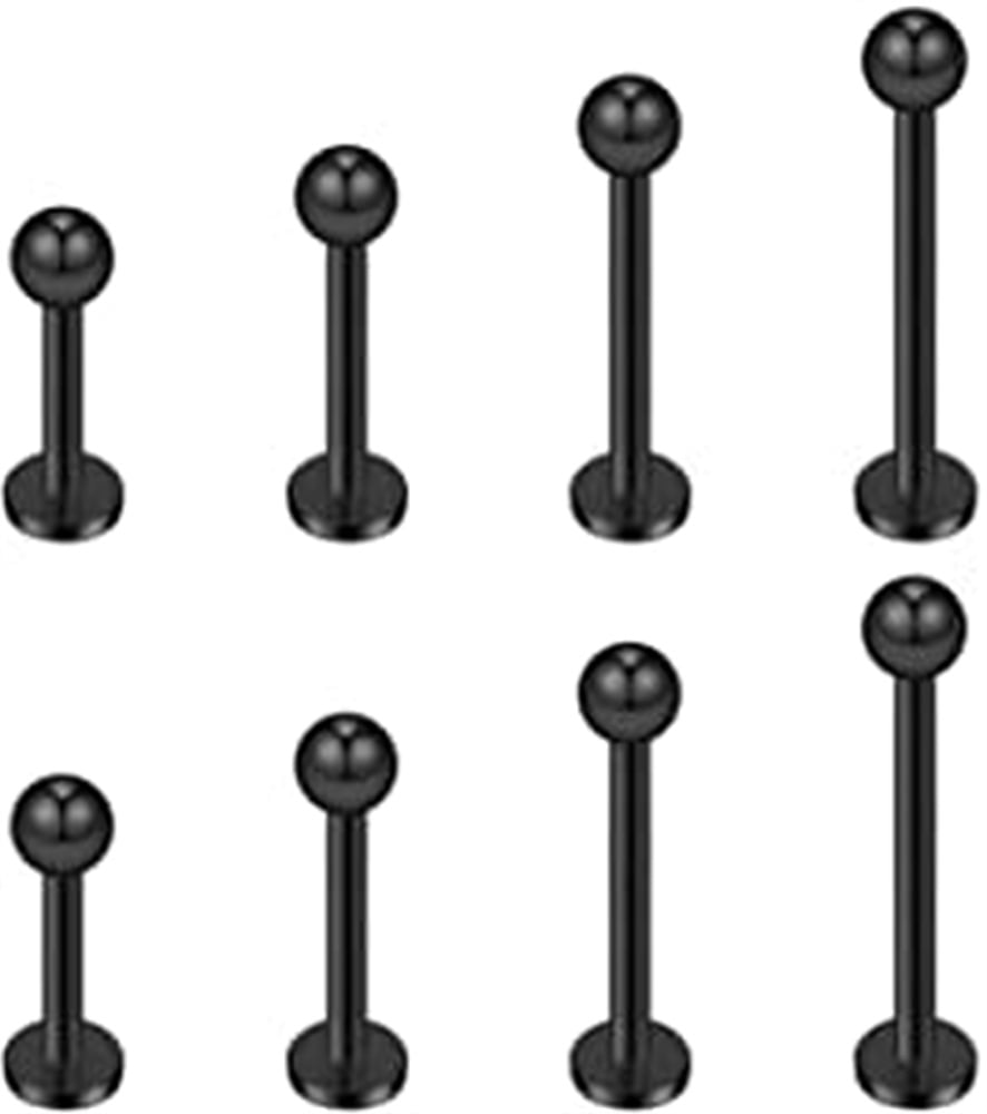 Briana Williams 16G Stainless Steel 3mm Ball Labret Monroe Lip Tragus ...