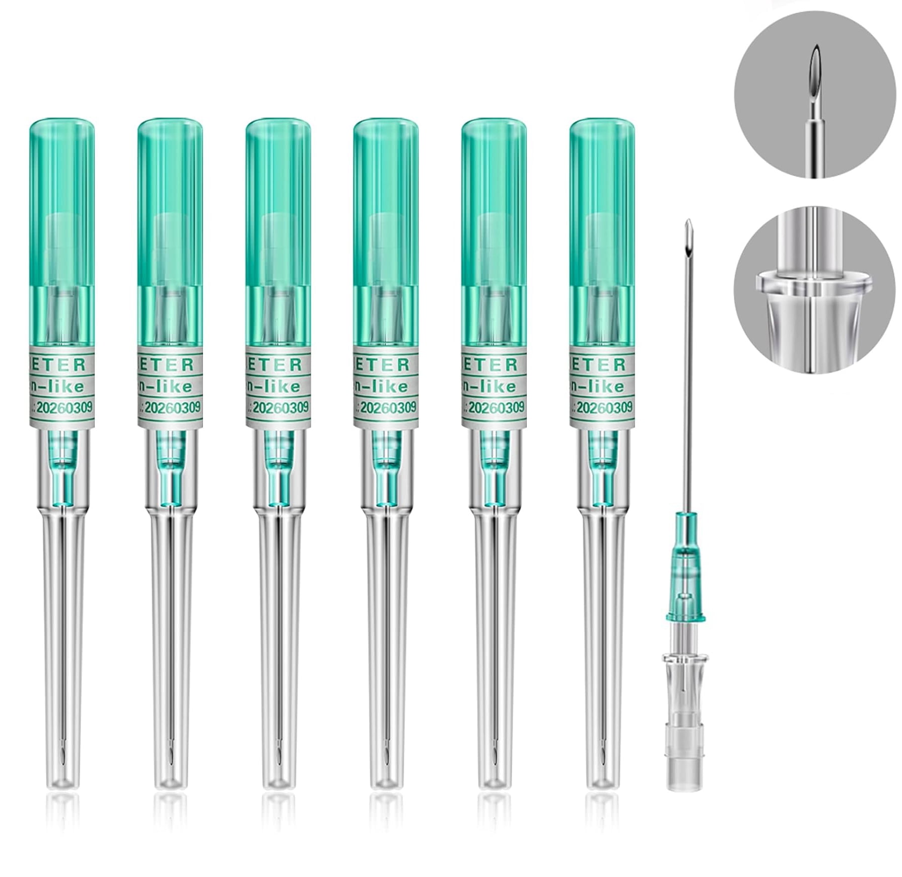 Briana Williams Ear Nose Piercing, 10pcs Mix 18G Piercing IV Catheter ...