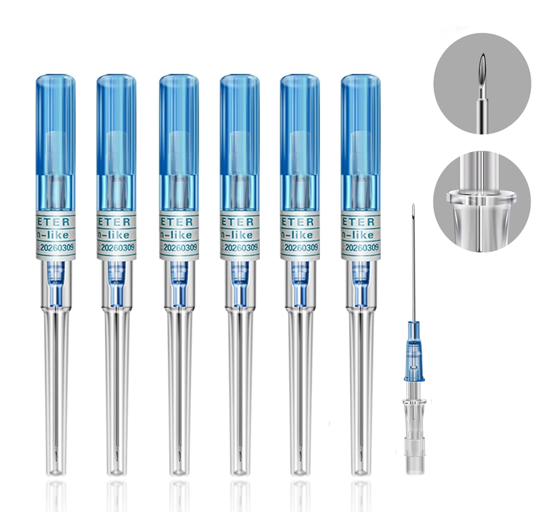 Briana Williams Ear Nose Piercing, 10pcs Mix 22G Piercing IV Catheter ...