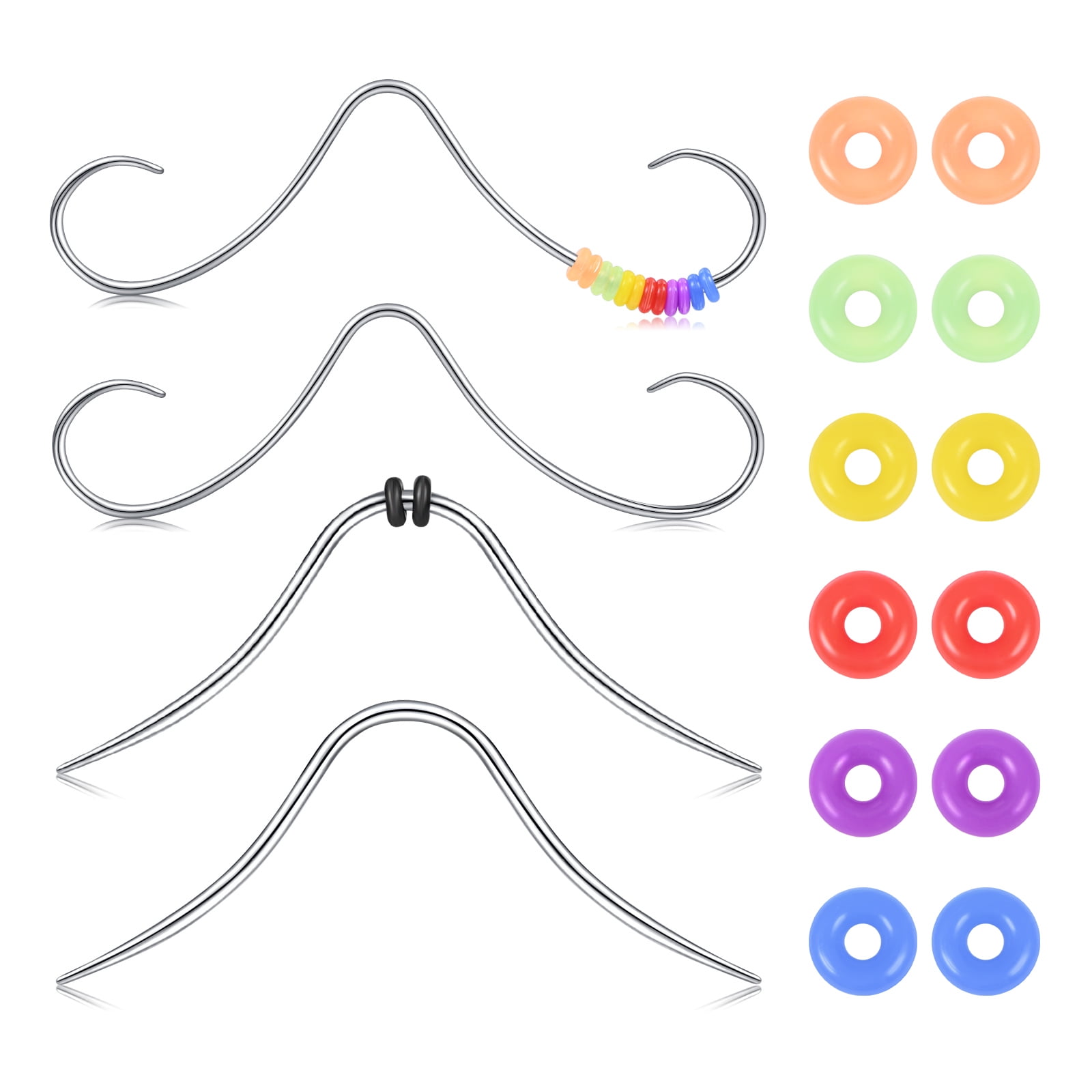 Briana Williams Mustache Septum Ring Septum Rings Septum Jewelry Septum ...