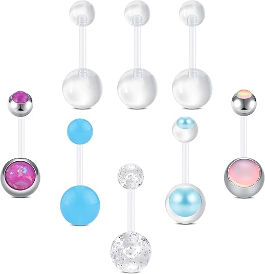 Briana Williams Plastic Belly Button Rings Navel Rings for Maternity ...