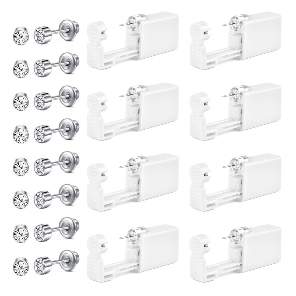 Briana Williams 8pc Ear Piercing Kit: Disposable, Safety Portable Tools ...