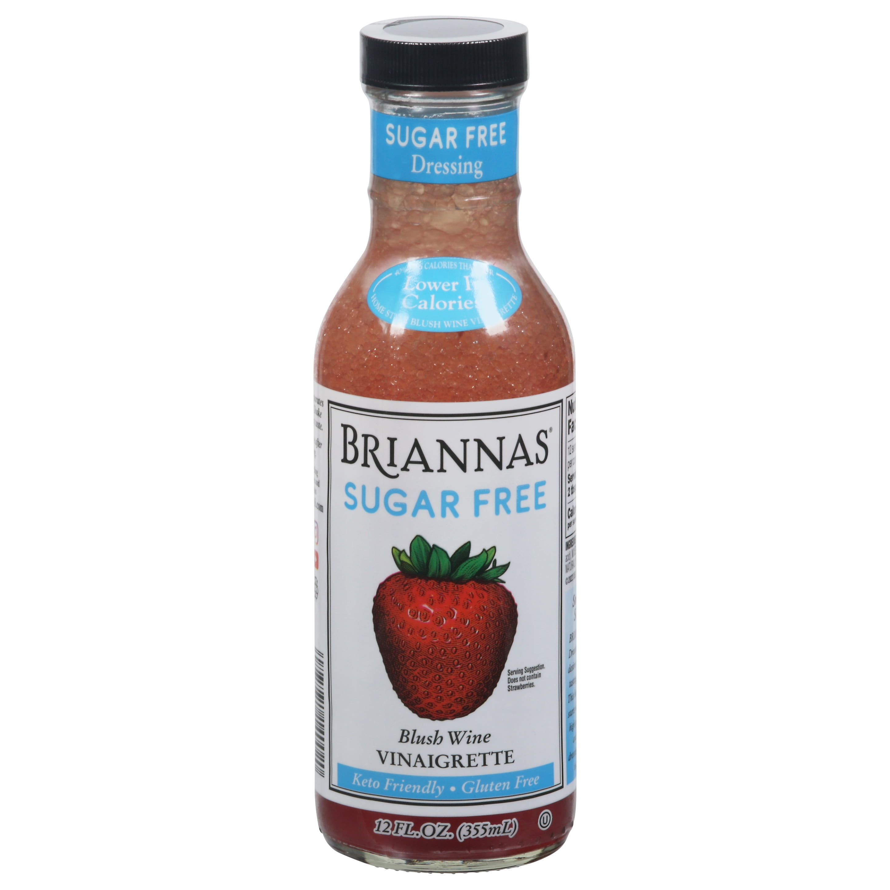 Briannas Dressing Balsamic Vinaigrette Sugar Free 12 oz (Pack Of 6 ...