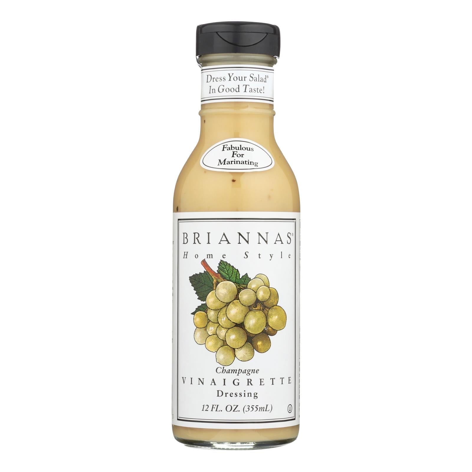 Briannas Home Style Dressing Champagne Caper Vinaigrette 12 fl oz Pack ...