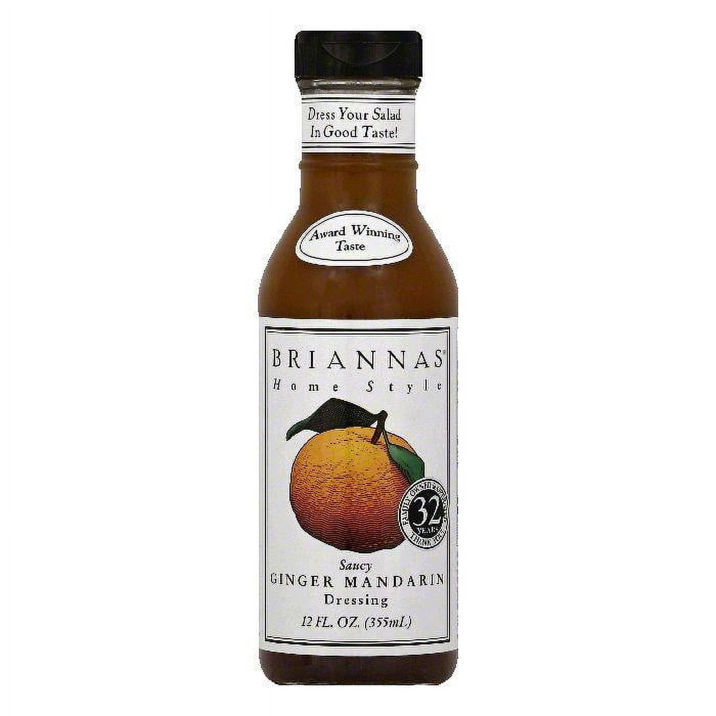 Briannas Saucy Ginger Mandarin Home Style Dressing, 12 OZ (Pack of 6 ...
