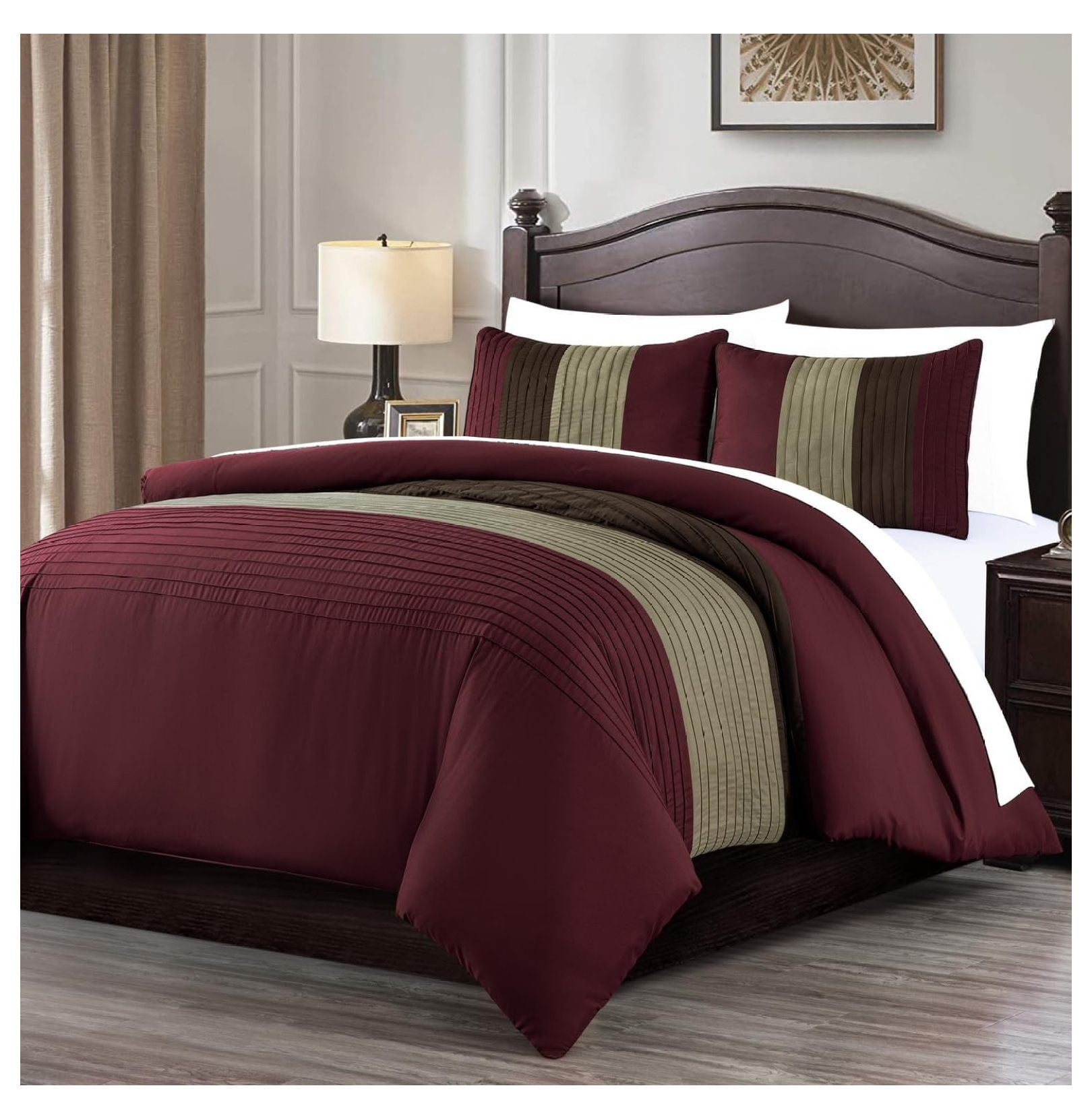 Briar 7-Piece Queen Bed in a Bag Comforter Set with Sheets ...