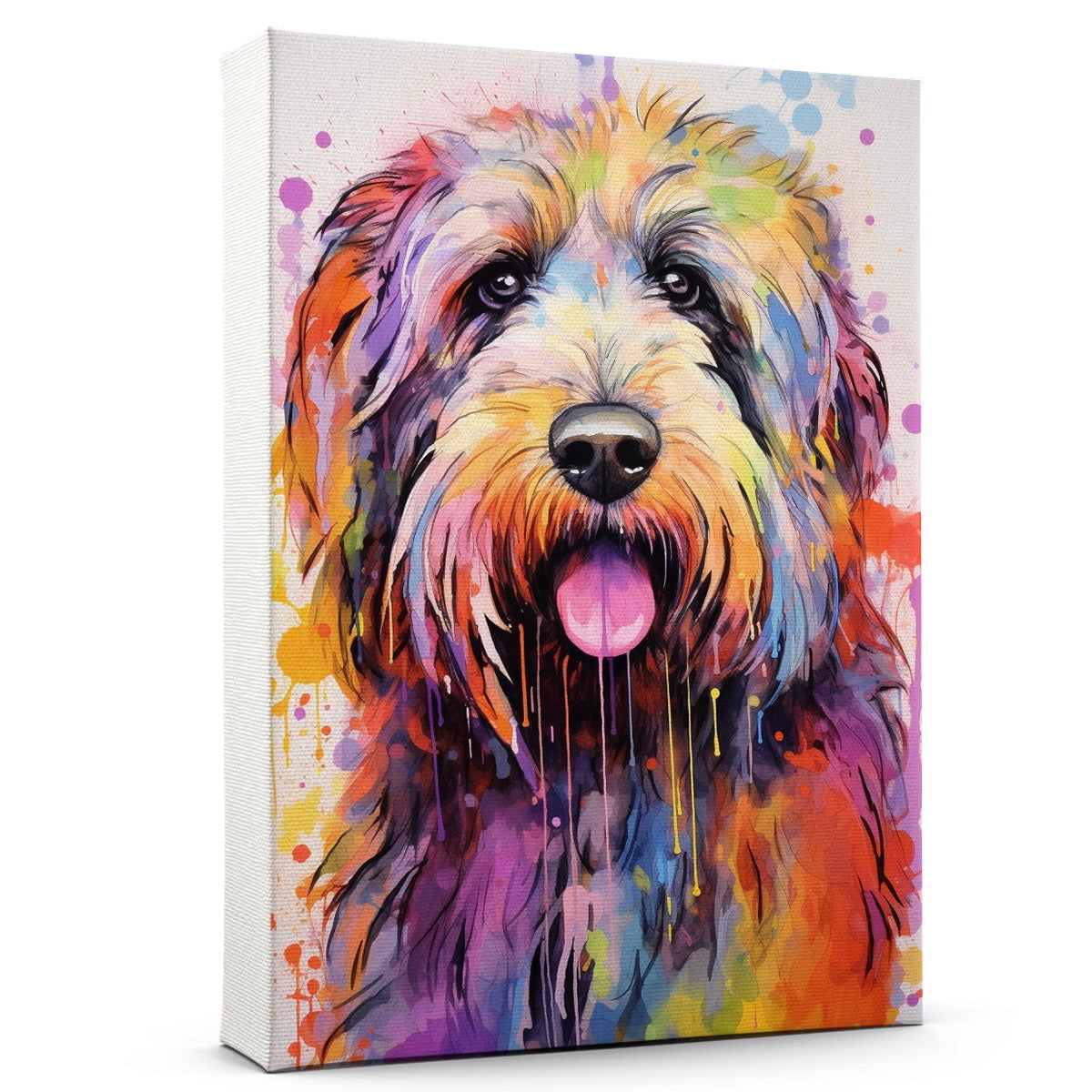 Briard Arts Canvas Bathroom Decor Wall Art Poster Canvas 20x16 inch ...