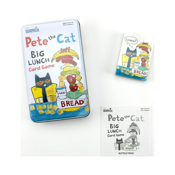 Briarpatch | Pete the Cat Big Lunch Card Game Tin, Ages 4+ - Walmart ...