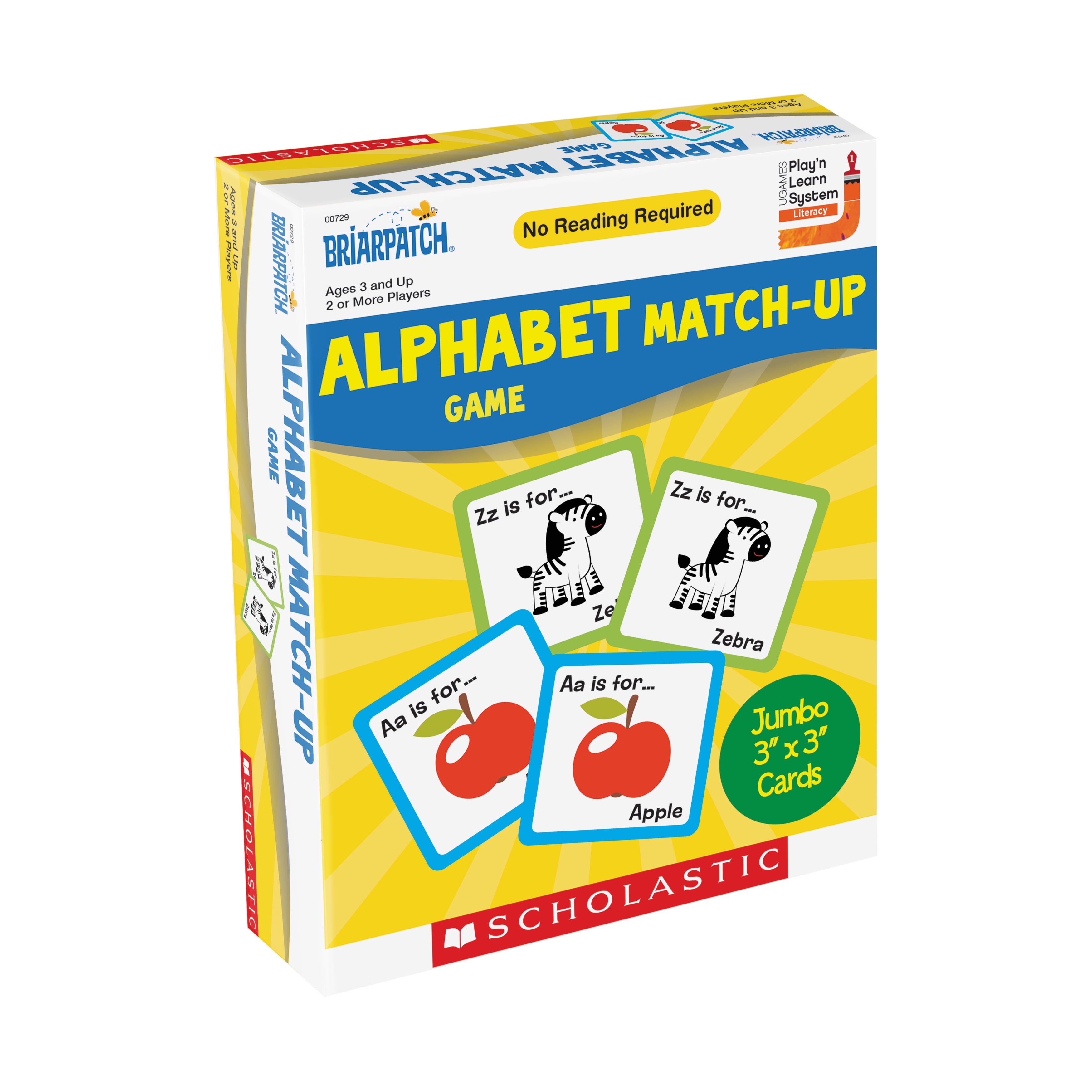 Briarpatch Scholastic Alphabet Match-Up Game - Walmart.com