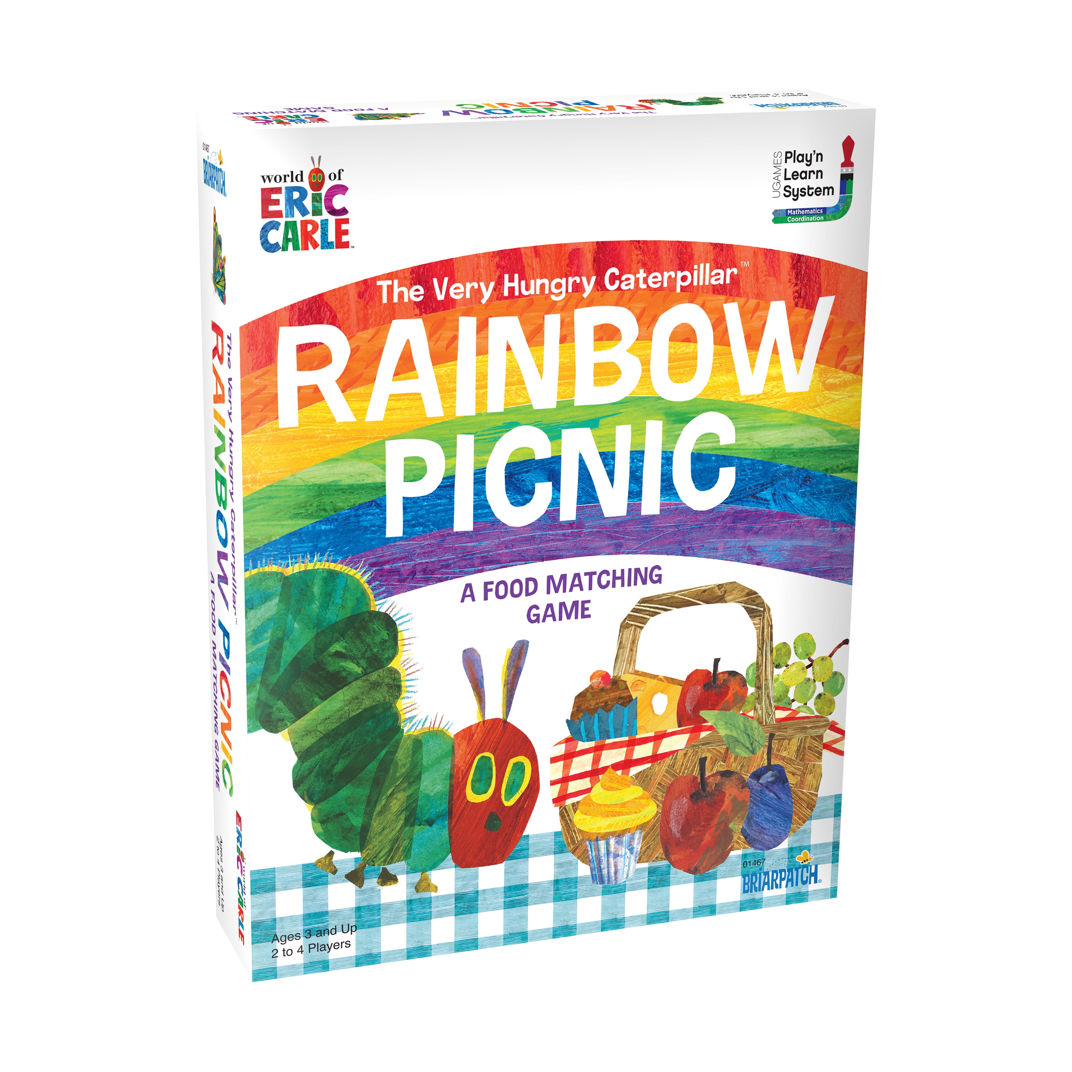 Briarpatch The World of Eric Carle - The Very Hungry Caterpillar Rainbow Picnic Food Matching ...