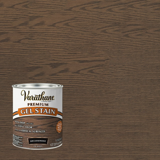 Briarsmoke, Varathane Premium Gel Wood Stain-358173, Quart - Walmart.com