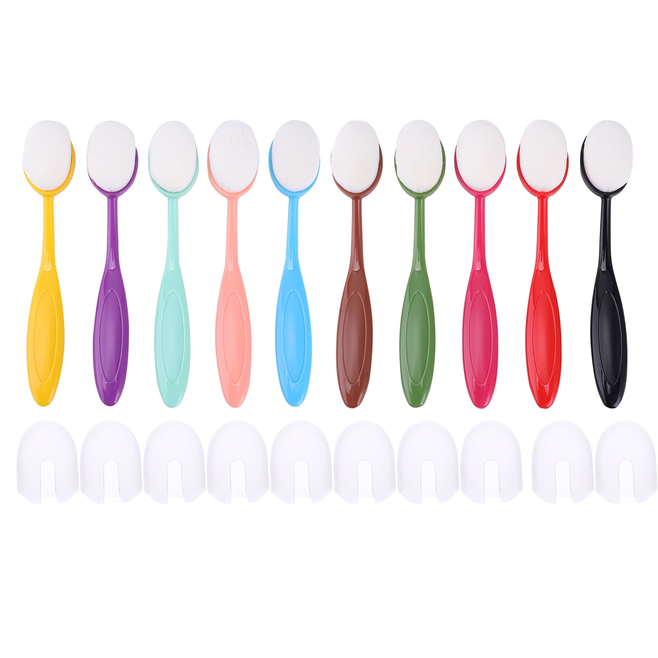 Briartw 10 Piece Set Large Crafts Ink Blending Brushes 4x3cm(1.57x1 ...