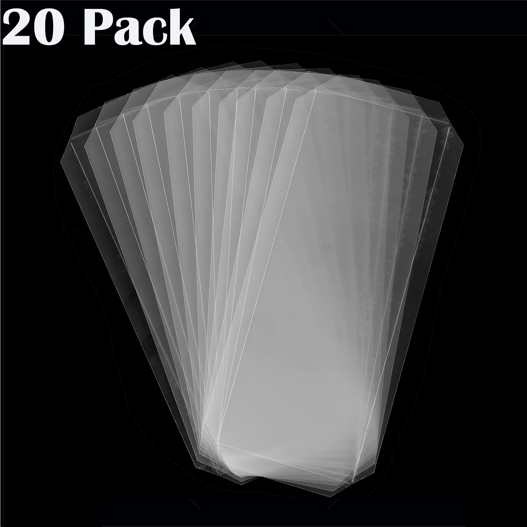 Briartw 20 Pieces 3x8inch Slimline Flat Shaker Covers for Shaker Cards ...