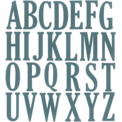 Briartw 26 Uppercase Letters Cutting Dies,(20cm)7.87 Inch High Alphabet ...