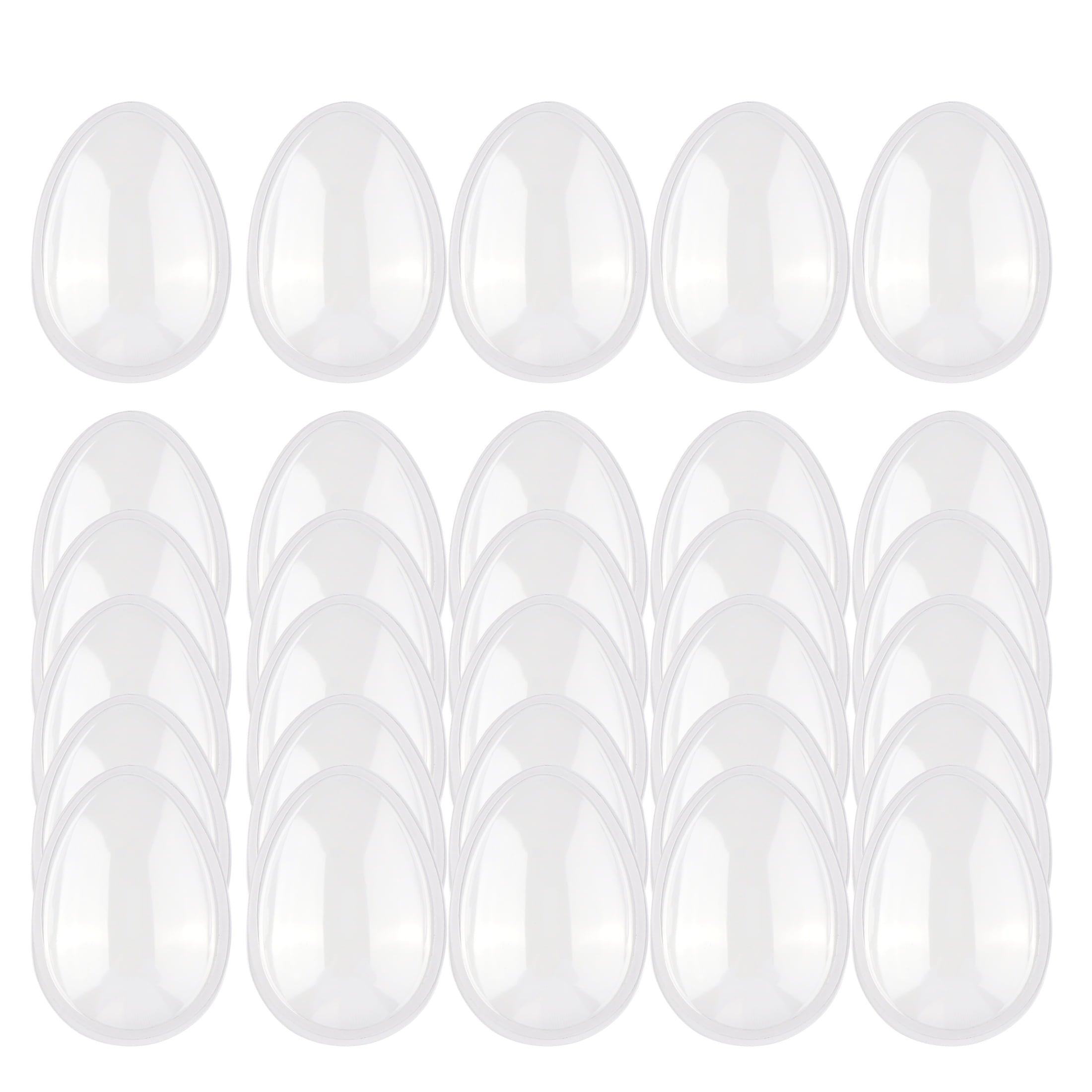 Briartw 3D Easter egg/balloon Plastic Clear Puffy Shaker Covers,30 ...