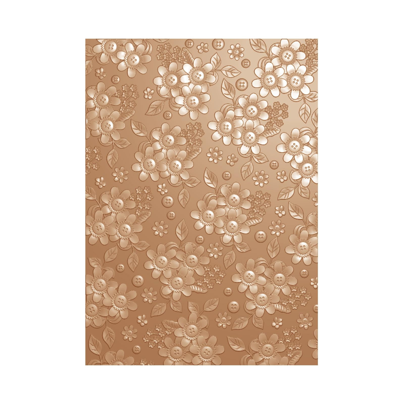 Briartw 3D Embossing Folder TSF6 for Card Making,Mini Blooms Clear ...