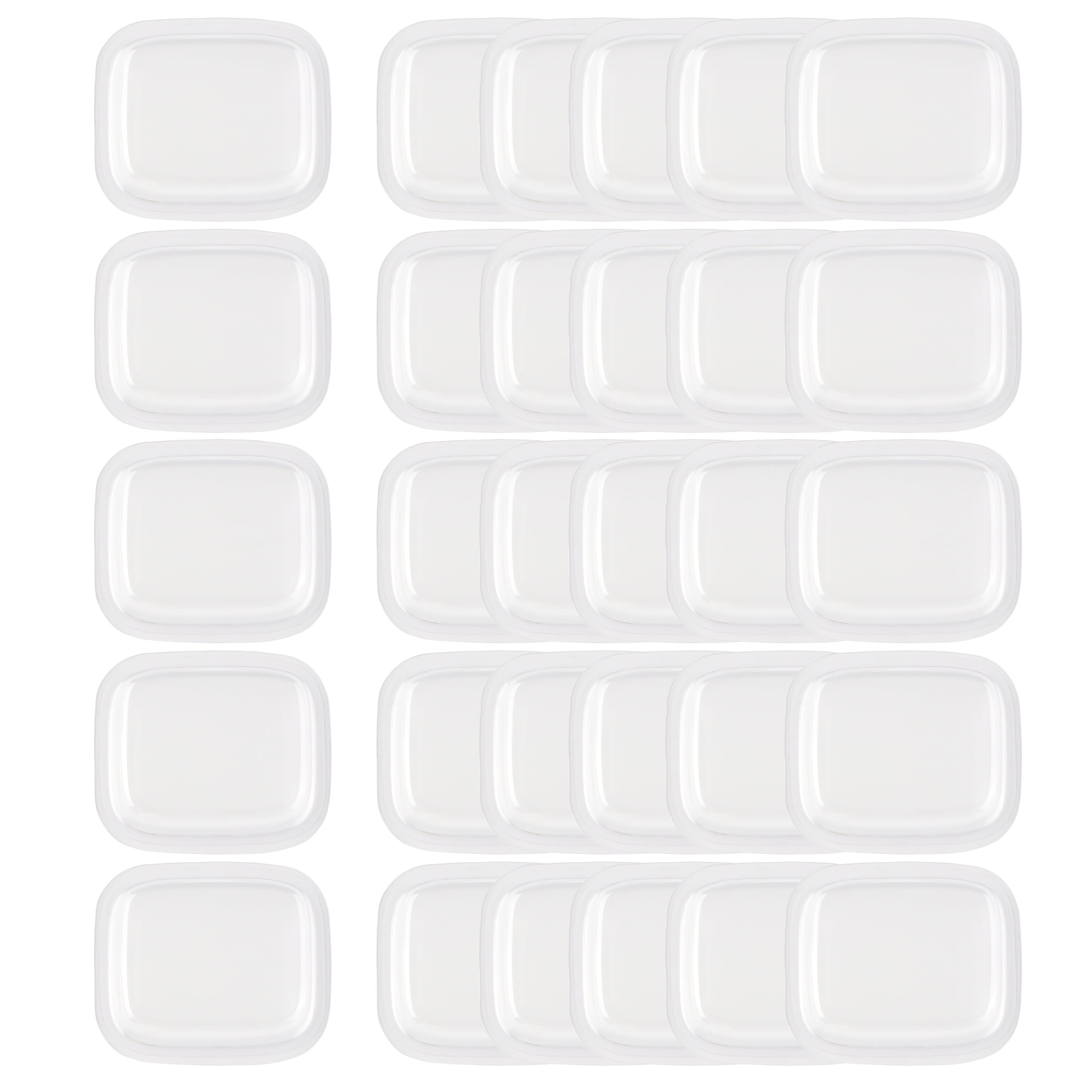 Briartw 3D TV Plastic Clear Puffy Shaker Covers,30 Pieces,Dimensional ...