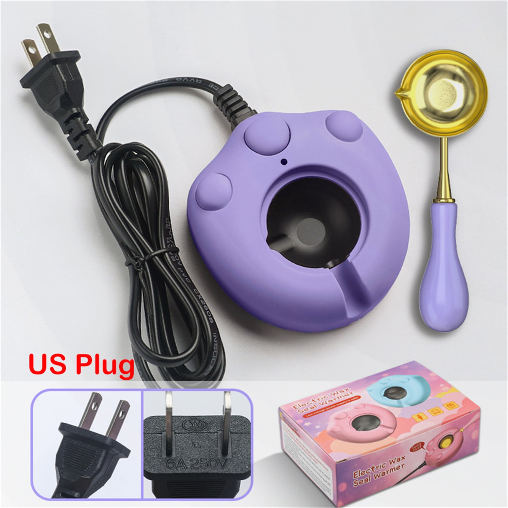 Briartw Cat Claw Purple Furnace Wax Seal Warmer US Plug Wax Seal Stamp ...