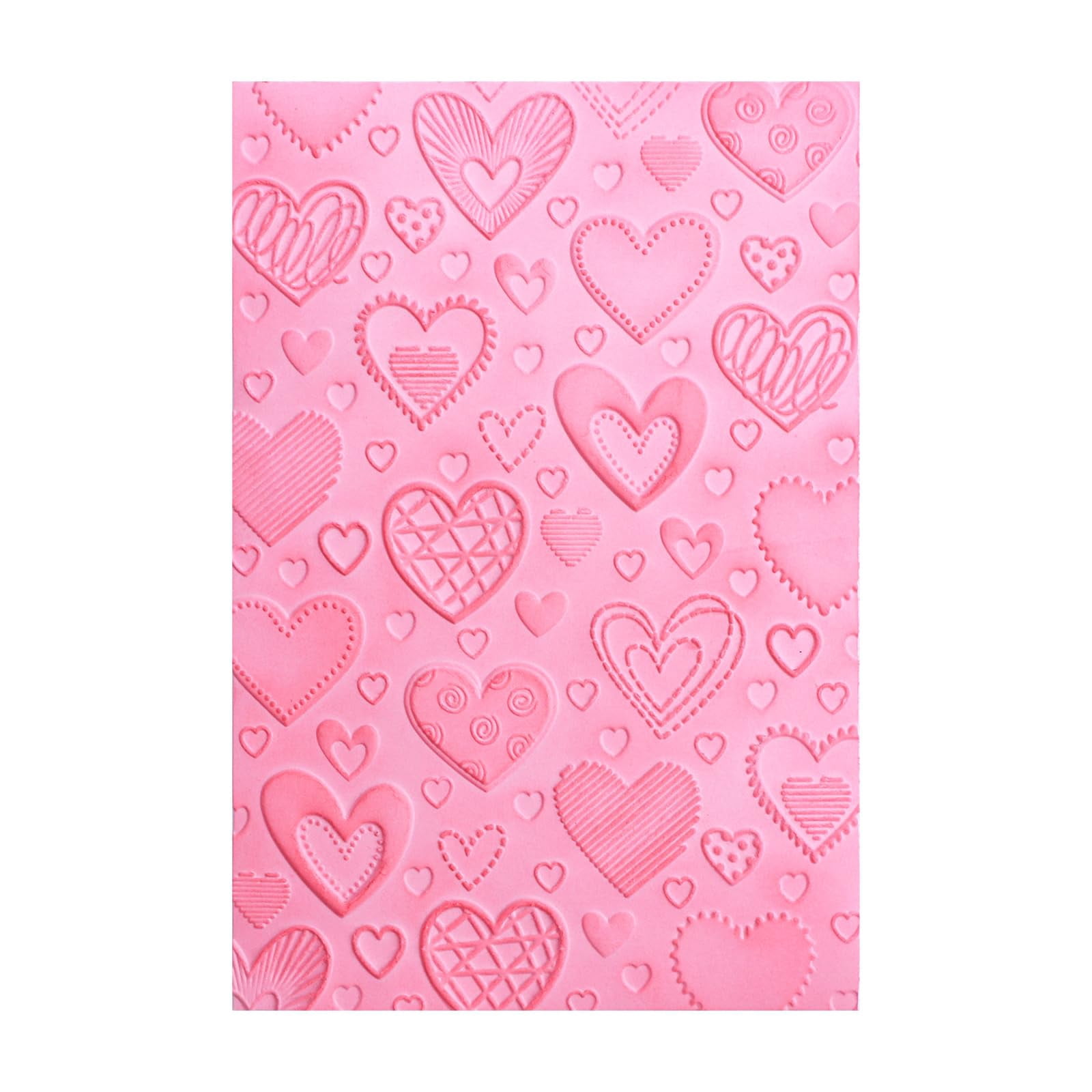 Briartw Love Heart Background IFF17 3D Embossing Folder for Card Making ...