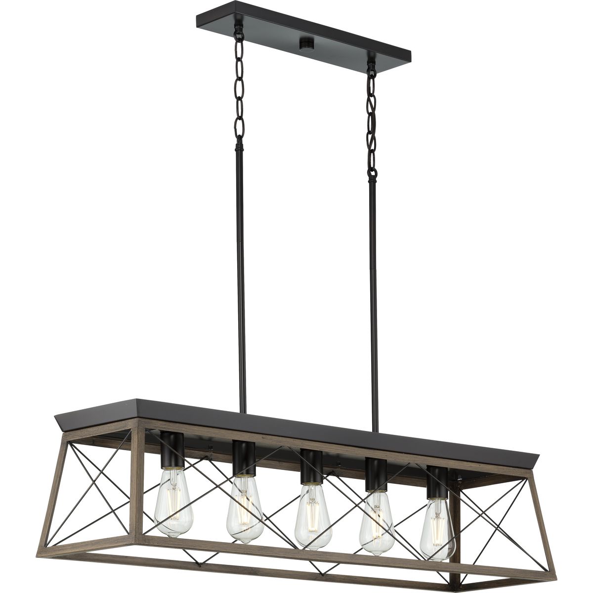Applause Collection Two-Light Linear Chandelier - Walmart.com