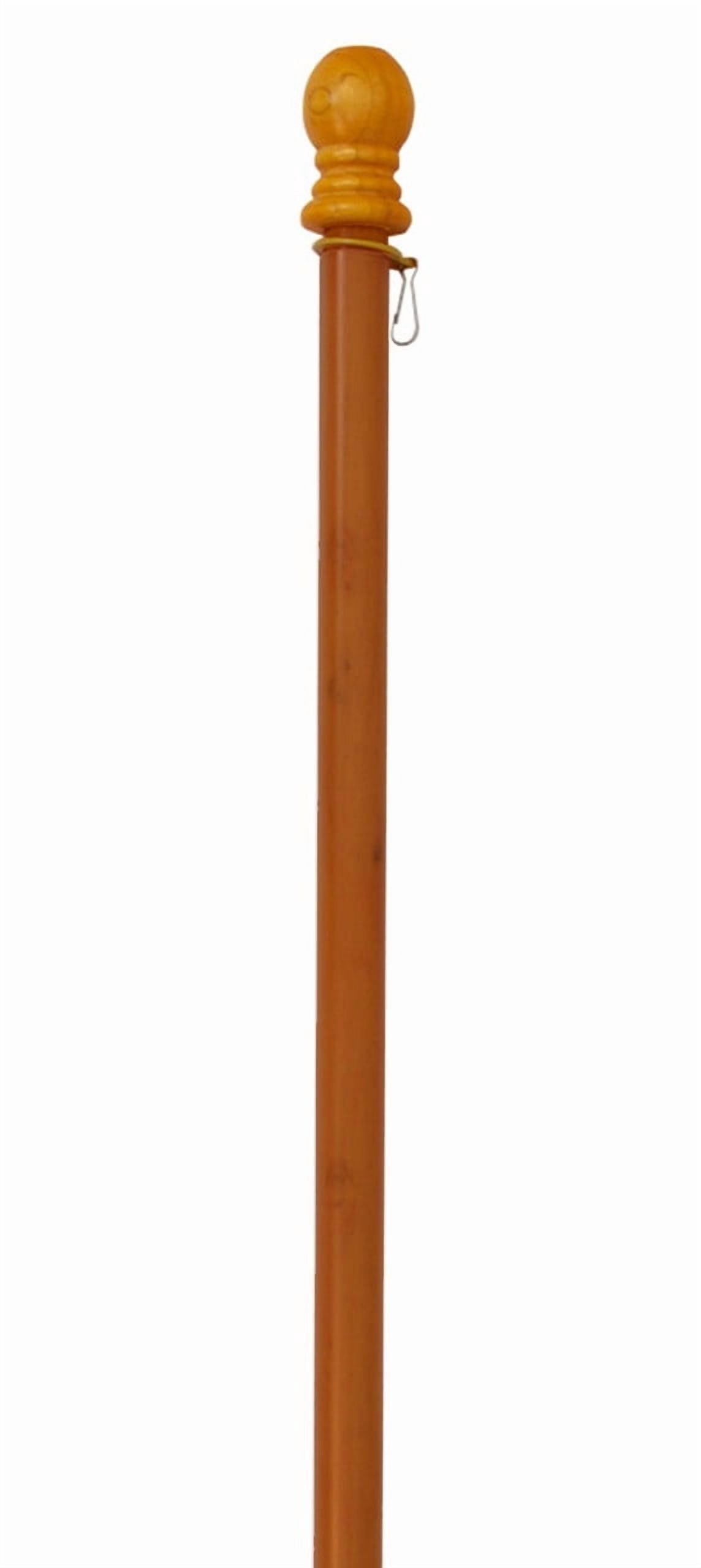 Briarwood Lane 57" Pine Wooden Flag Pole - Walmart.com