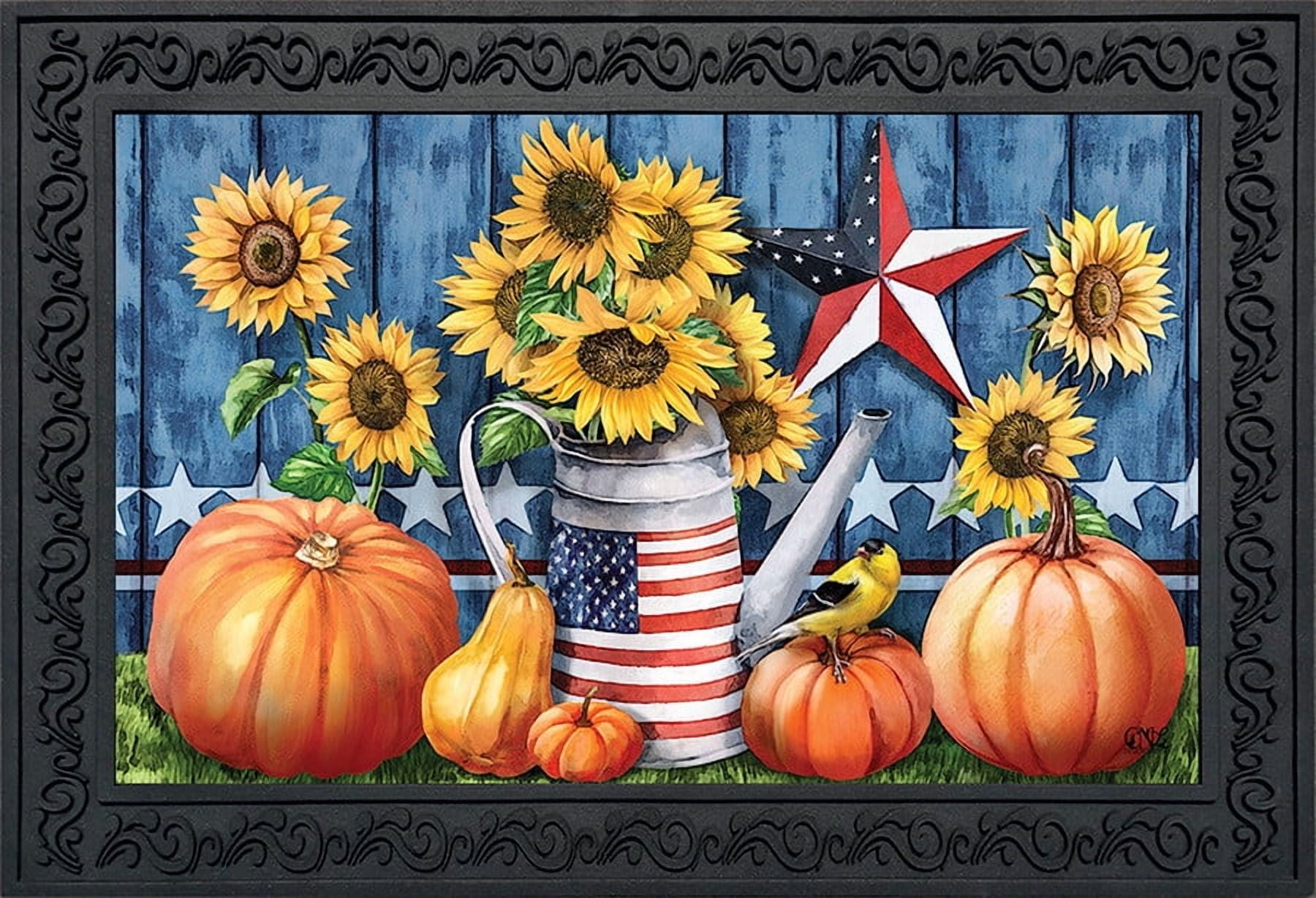 Briarwood Lane American Autumn Farmhouse Doormat - Walmart.com