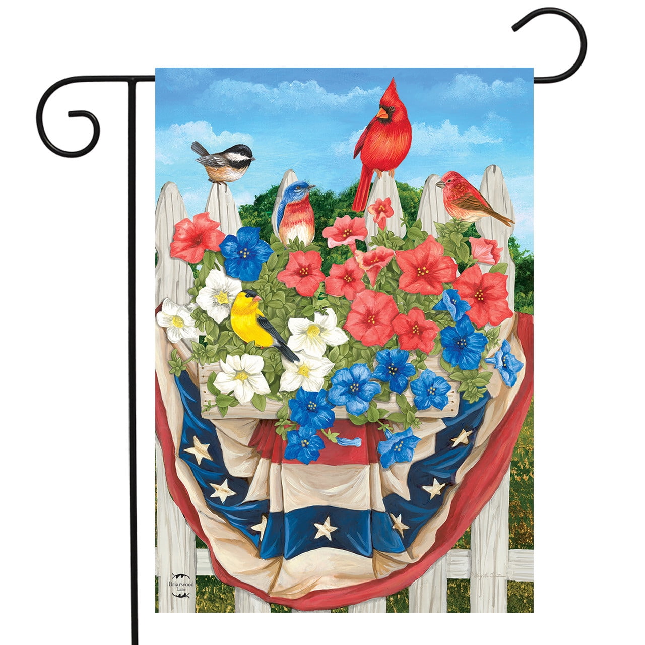 Briarwood Lane American Birds Spring Garden Flag - Walmart Business ...