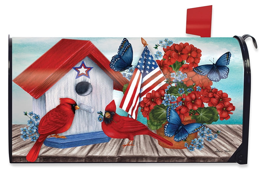 Briarwood Lane American Cardinal Mailbox Cover - Walmart.com