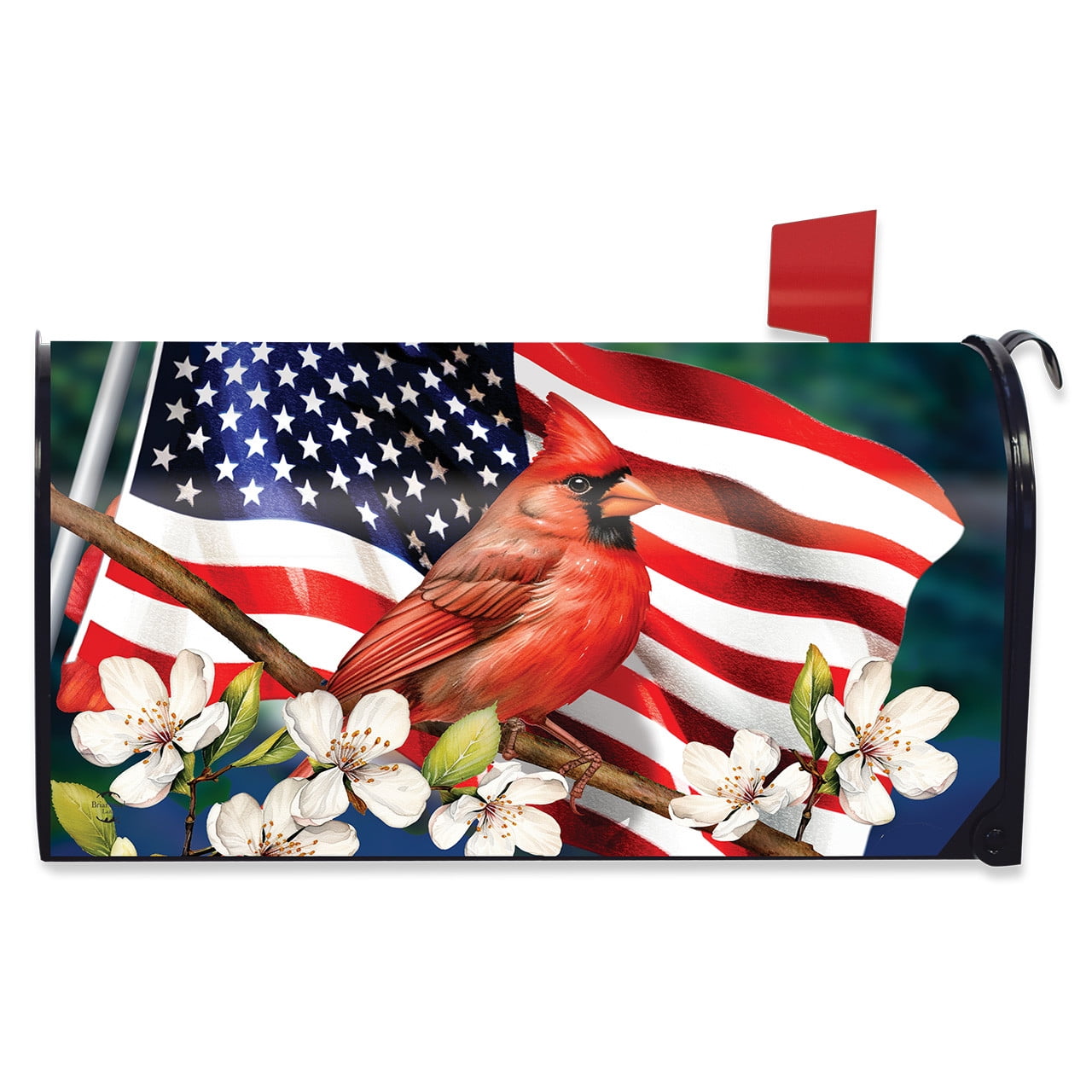 Briarwood Lane American Cardinal Oversized Mailbox Cover - Walmart.com