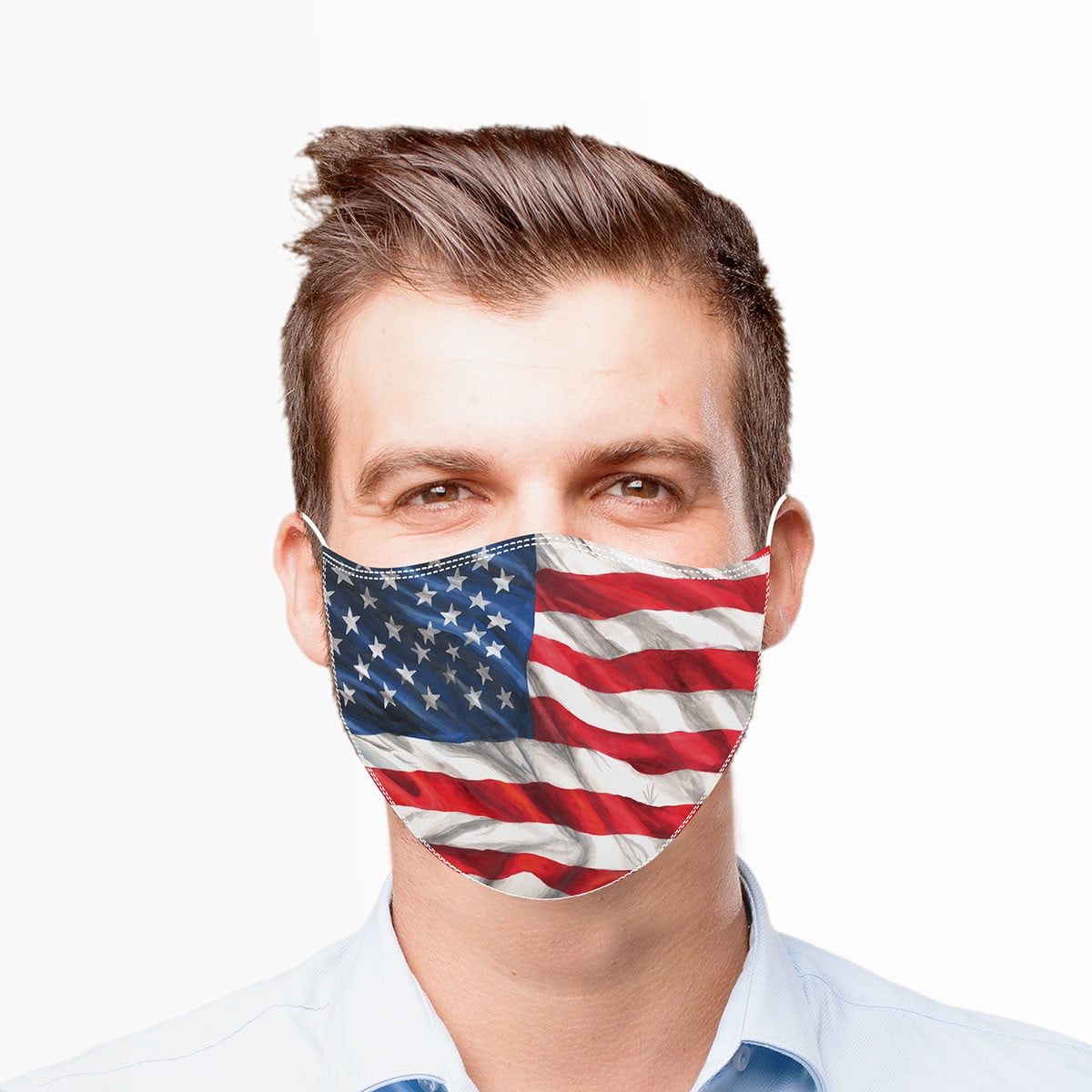 Briarwood Lane American Flag Reusable Cloth Face Mask - Walmart.com