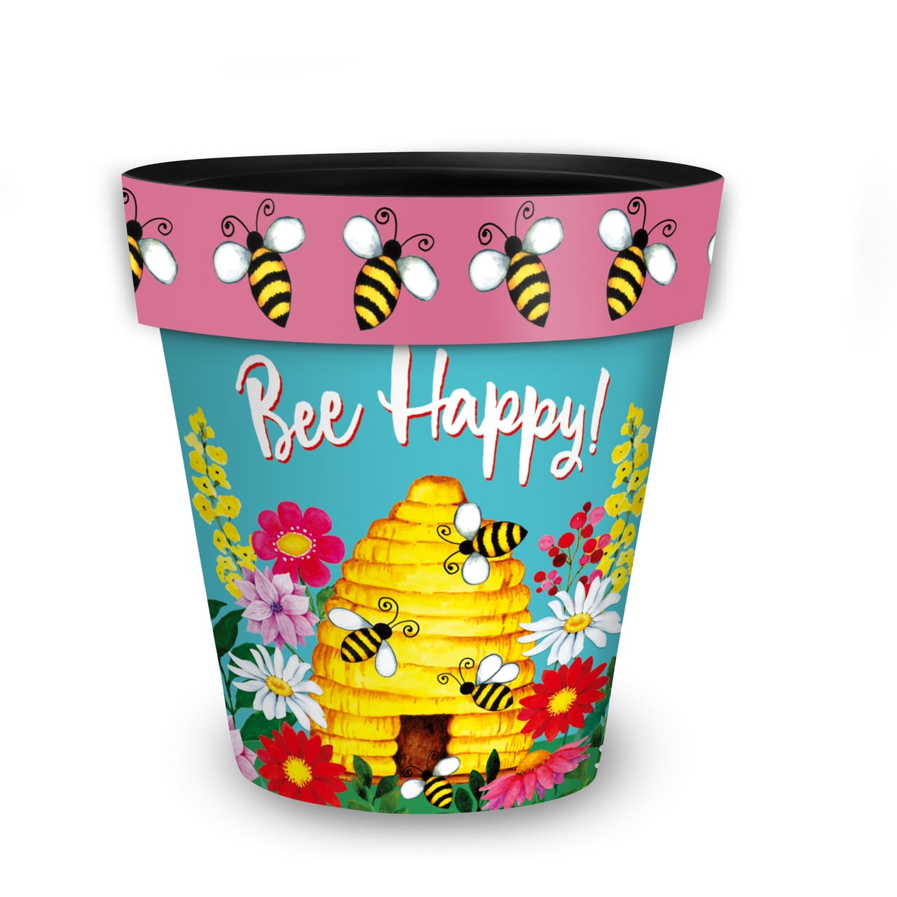 Briarwood Lane Bee Happy Beehive Medium Planter - Walmart.com