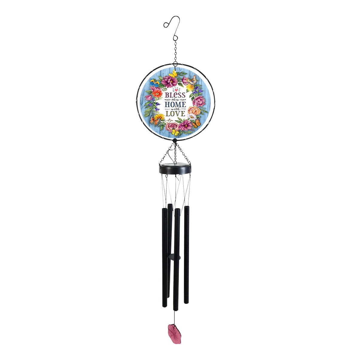 Briarwood Lane Bless This Home With Love Illuminated Wind Chime ...