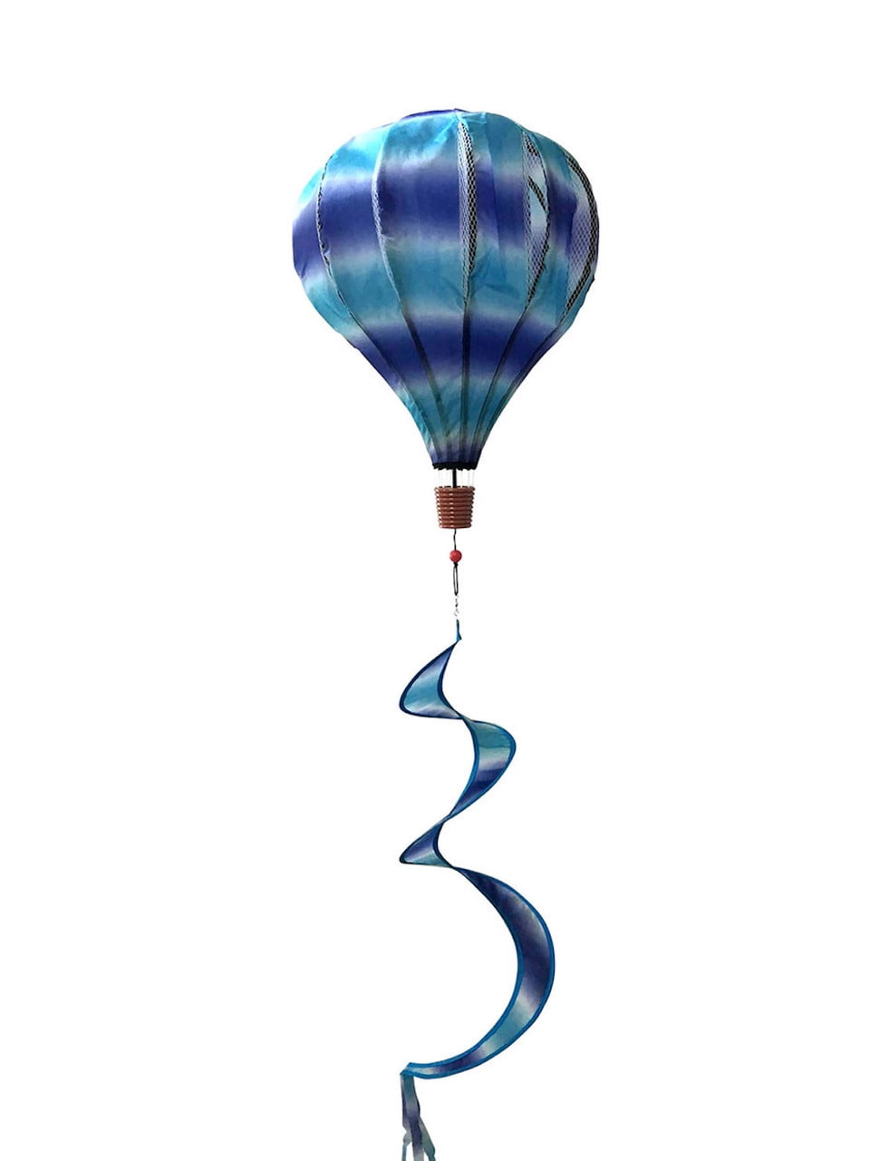 Briarwood Lane Blue Purple Deluxe Hot Air Balloon Spinner Wind Twister ...