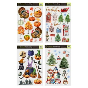 Grinch Window Clings and Holiday Decorations for Christmas Crafting