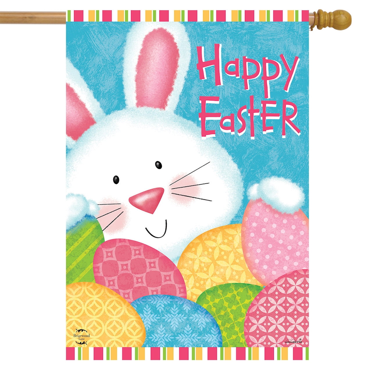 Briarwood Lane Bunny and Eggs Easter House Flag - Walmart.com