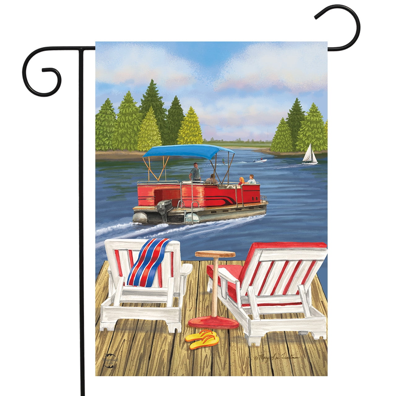 Briarwood Lane Dockside Garden Flag - Walmart.com