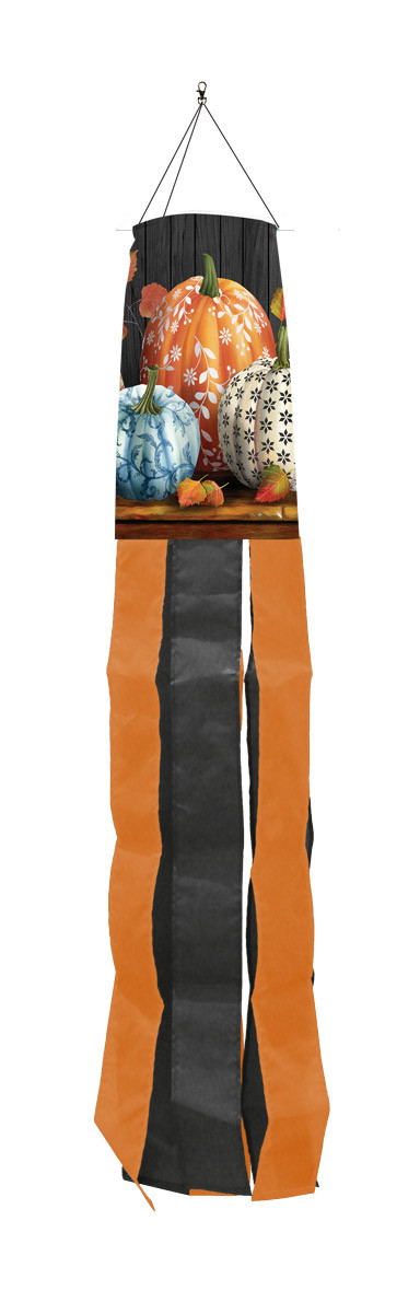 Briarwood Lane Elegant Pumpkins Windsock Wind Twister - Walmart.com