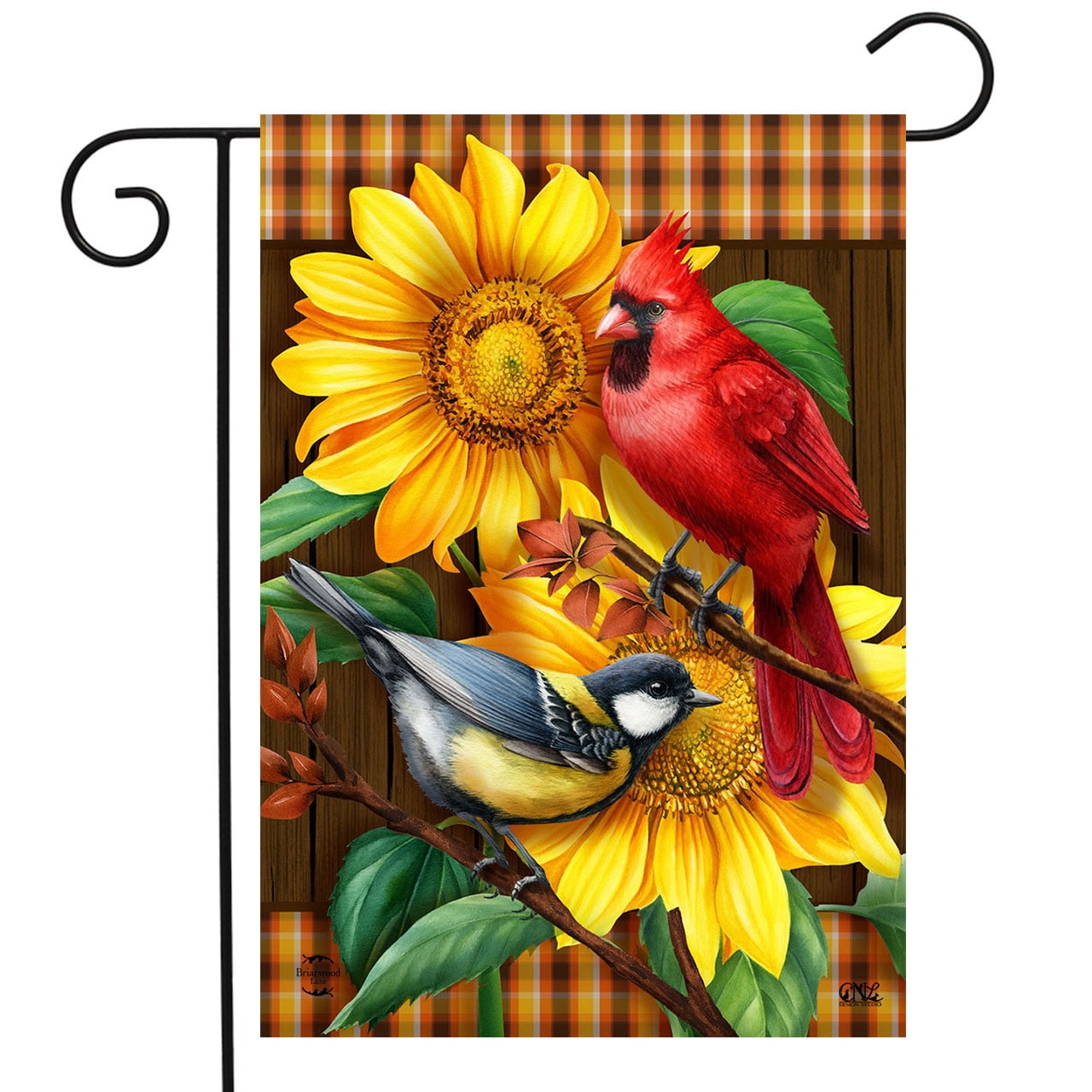 Briarwood Lane Fall Birds And Sunflowers Garden Flag - Walmart.com