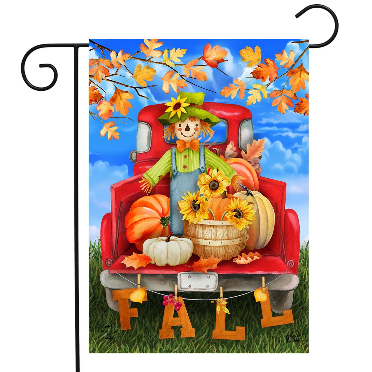Briarwood Lane Fall Bounty Pickup Garden Flag - Walmart.com