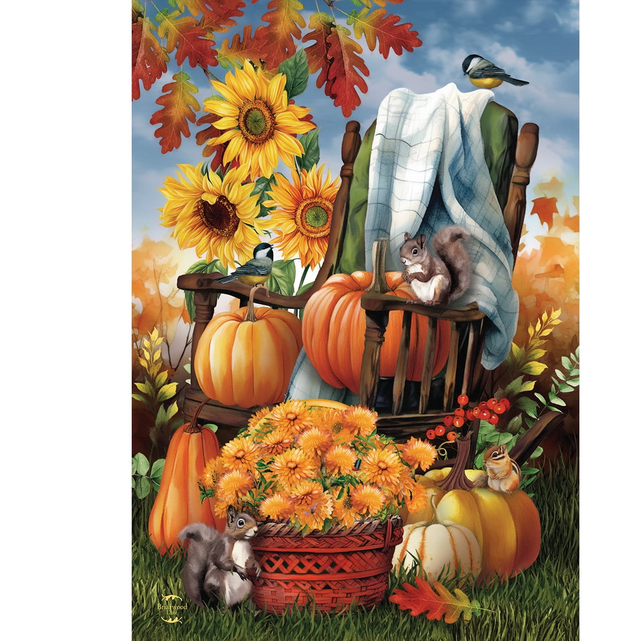 Briarwood Lane Fall Chair Garden Flag - Walmart.com