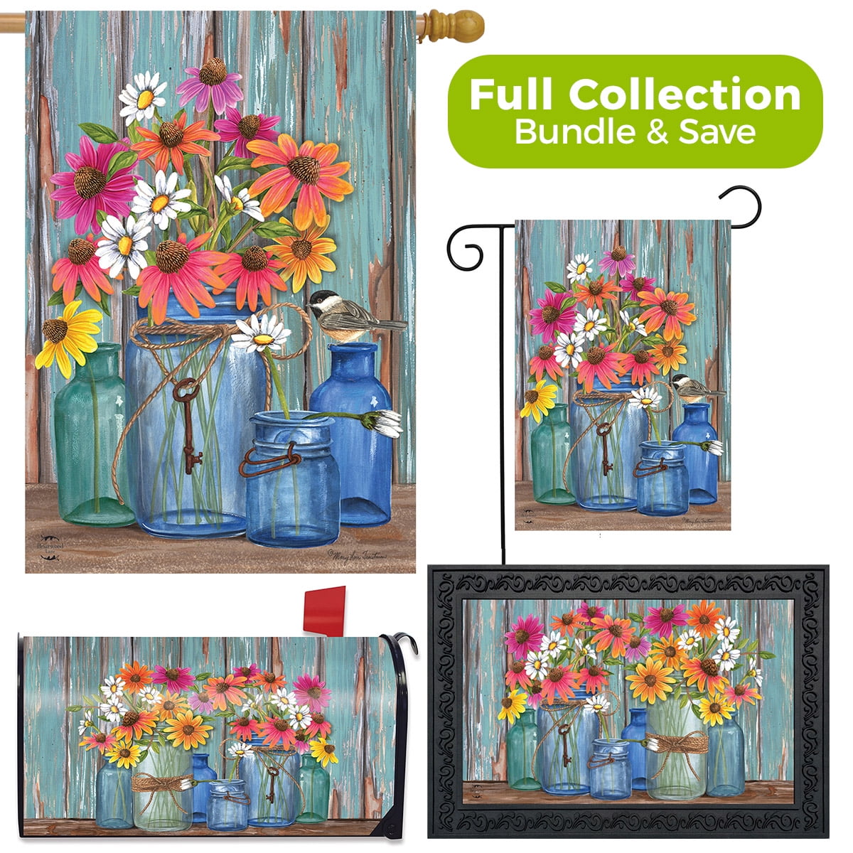 Briarwood Lane Farm Fresh Flowers Spring Design Collection - Walmart.com